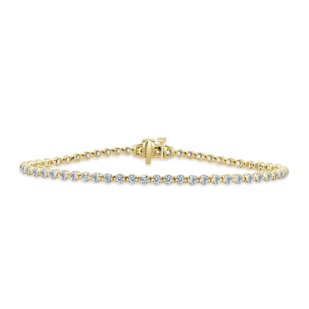 14K Gold & Diamond Tennis Bracelet – Sabrina Design