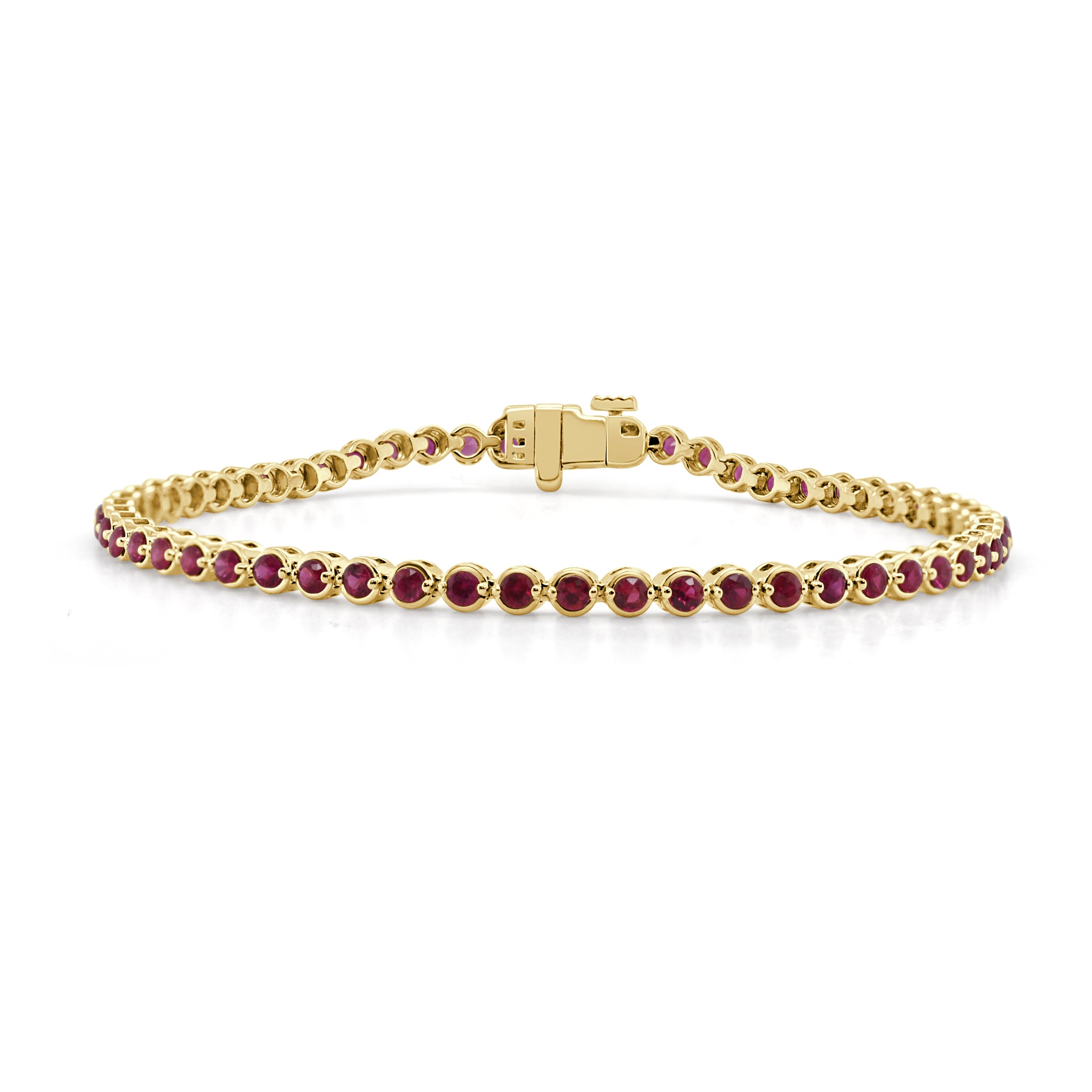 14K Gold Ruby Bracelet – Sabrina Design